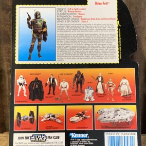 Star Wars, The Power Of The Force Red Card, Boba Fett Action Figure, 3.75 Inches