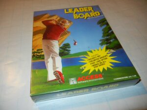 leaderboard golf - commodore 64