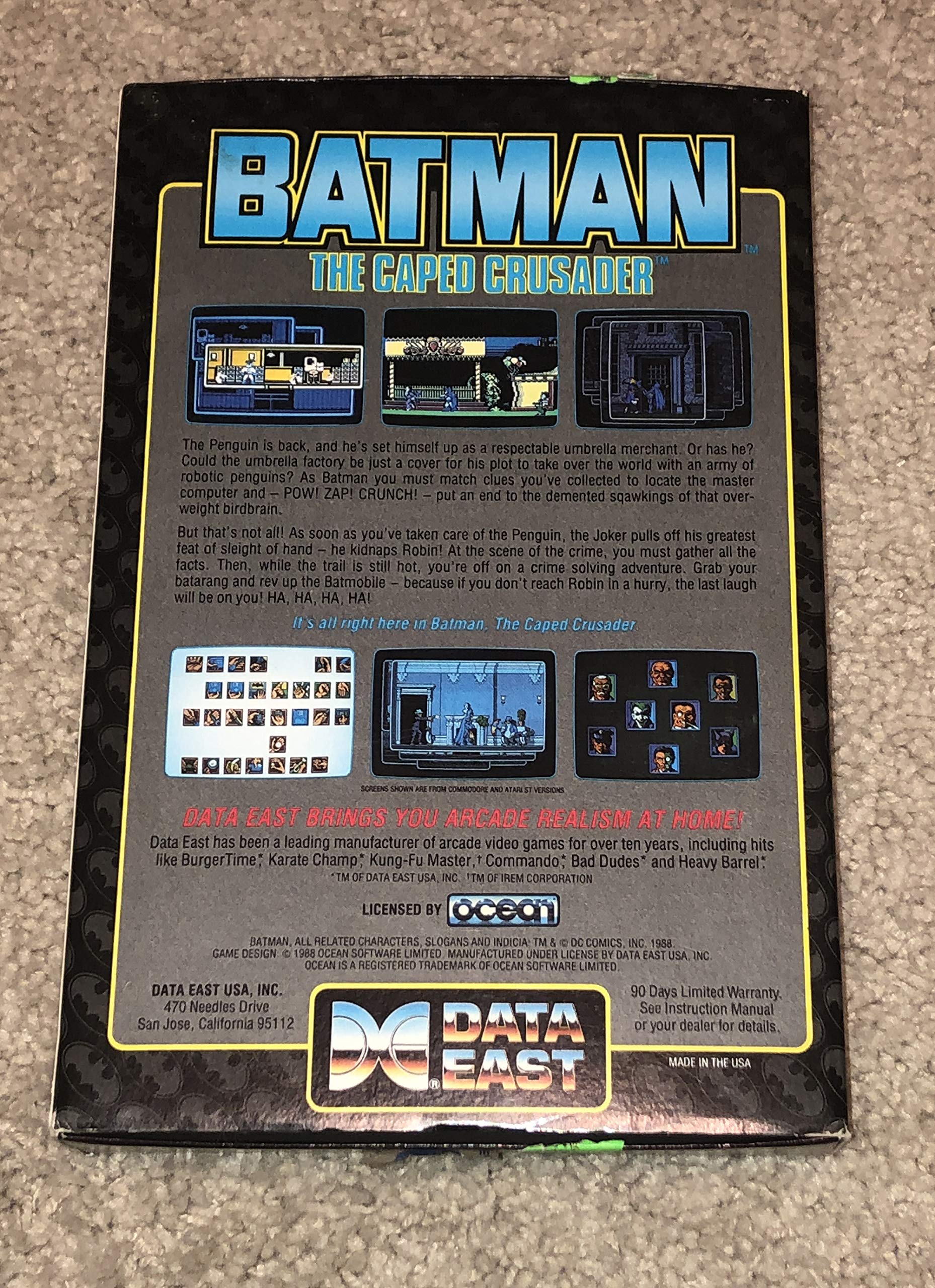 Batman: The Caped Crusader - Commodore 64