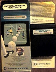 peter beardsley's international football - commodore 64