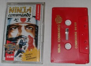 ninja commando - commodore 64