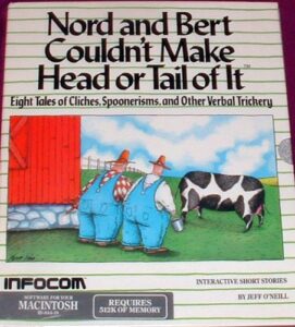 nord and bert couldn't make head or tail of it - commodore 64