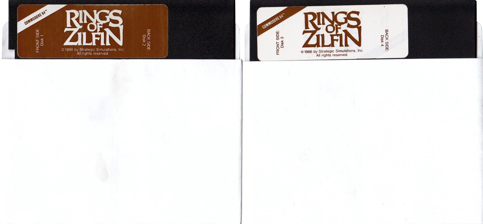 Rings of Zilfin - Commodore 64