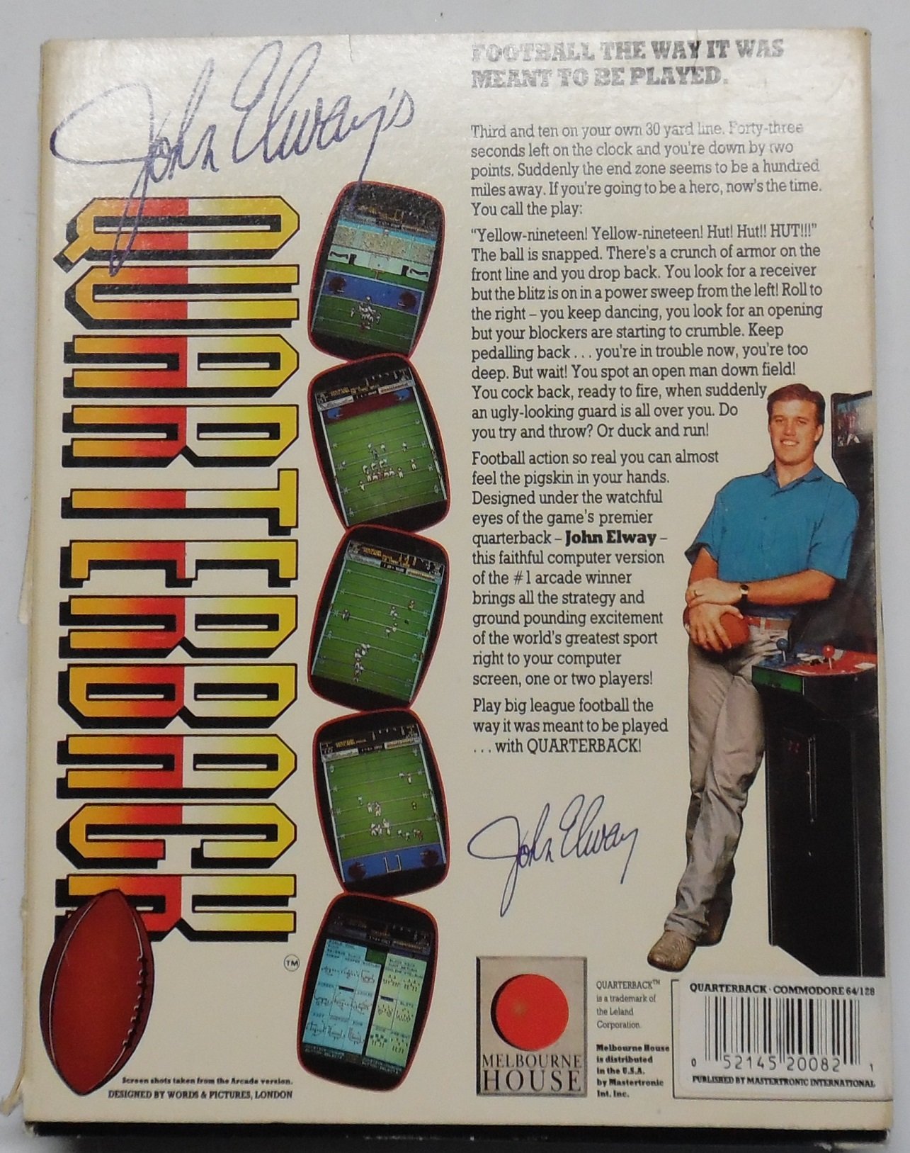 John Elway's Quarterback - Commodore 64