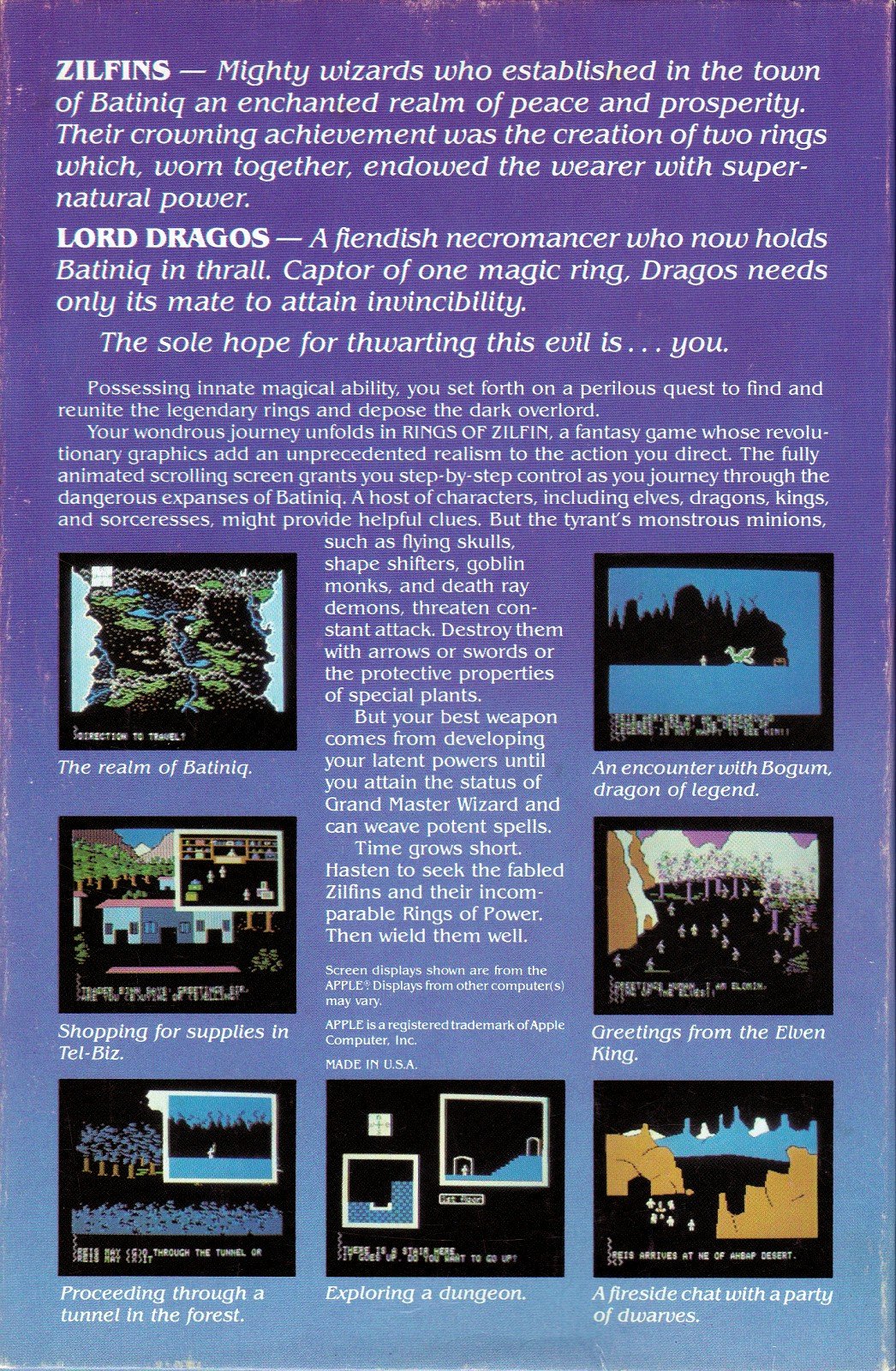 Rings of Zilfin - Commodore 64