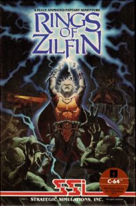 rings of zilfin - commodore 64