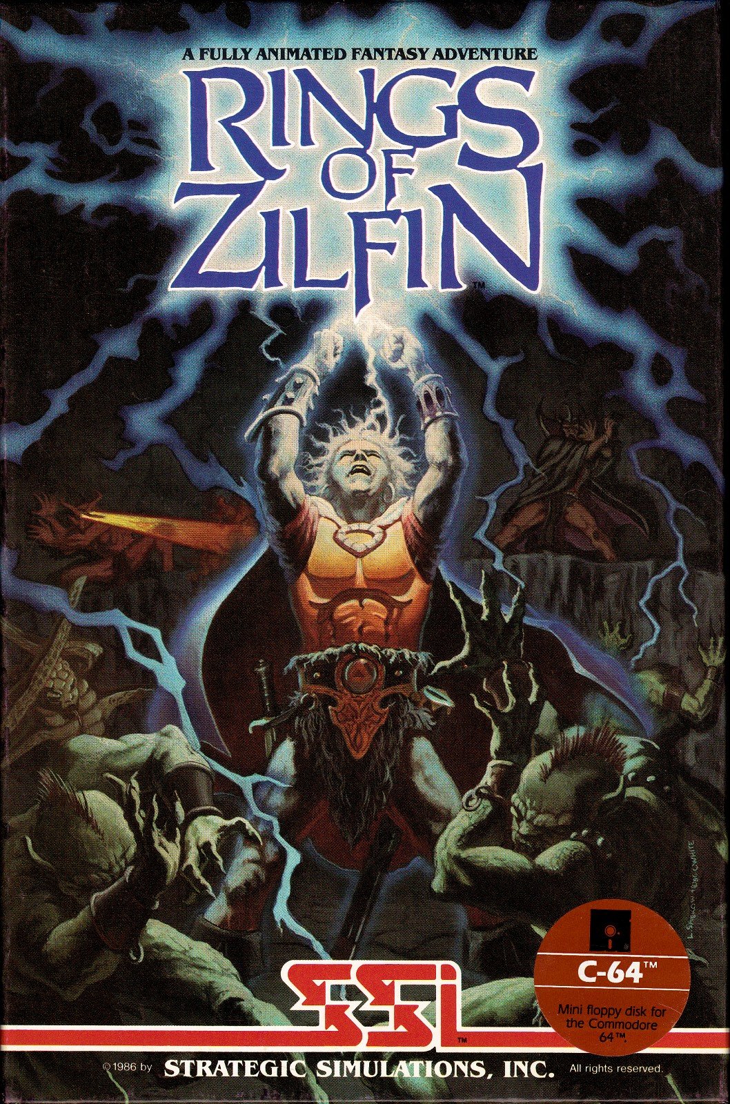 Rings of Zilfin - Commodore 64