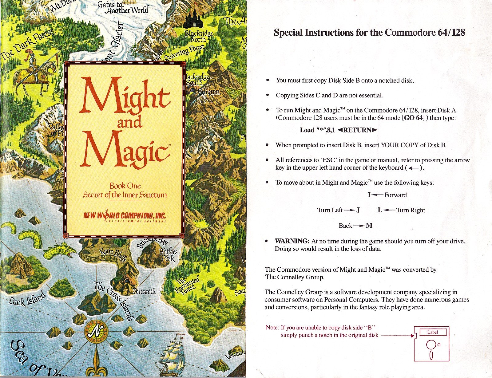 Might and Magic, Book 1: Secret of the Inner Sanctum