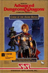 curse of the azure bonds - commodore 64