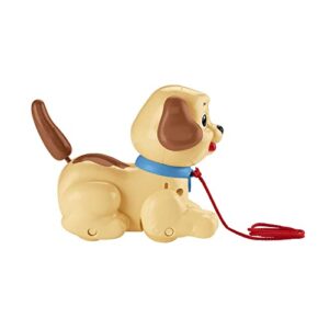 Fisher-Price Toddler Toy Lil’ Snoopy Pull-Along Puppy Dog, Walking Activity for Developmental Play Infants Ages 1+ Years