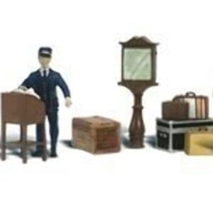 Woodland Scenics Depot Workers & Accessories HO Scale