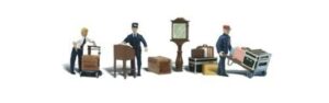 woodland scenics depot workers & accessories ho scale