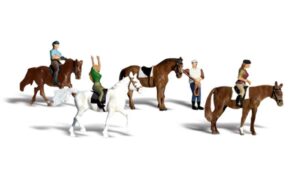 horseback riders ho scale woodland scenics