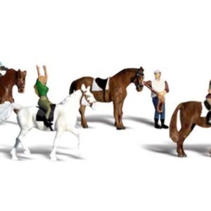 Horseback Riders HO Scale Woodland Scenics