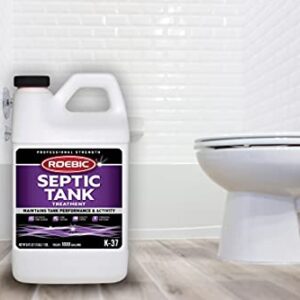 Roebic K-37-H Septic Tank Treatment: 64-Ounce, Promotes Efficient Breakdown, Reduces Odors, Prevents Clogs for Smooth Septic System Operation