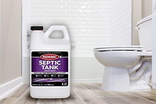 Roebic K-37-H Septic Tank Treatment: 64-Ounce, Promotes Efficient Breakdown, Reduces Odors, Prevents Clogs for Smooth Septic System Operation