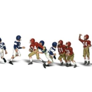 Youth Football Players HO Scale Woodland Scenics