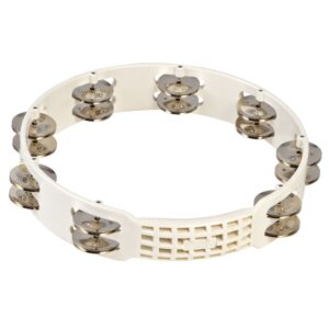 latin percussion lpa192 aspire 10 inch tambourine white