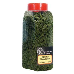 Light Green Bushes Clump-Foliage (32 oz. Shaker) Woodland Scenics