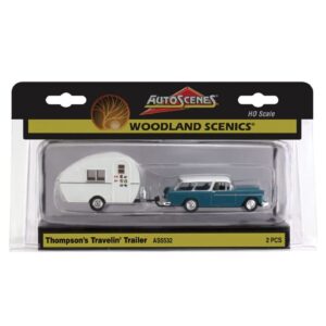 Thompsons Travelin Trailer HO Scale Woodland Scenics