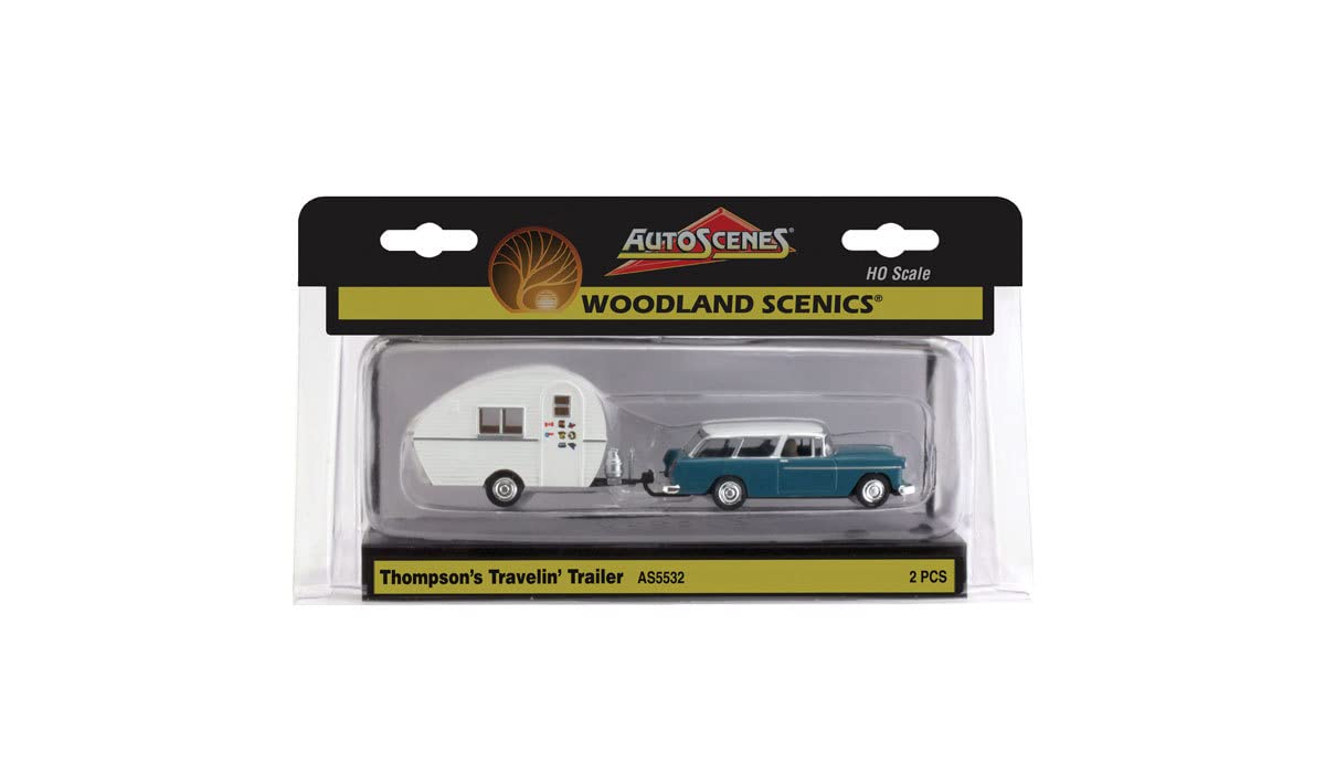 Thompsons Travelin Trailer HO Scale Woodland Scenics