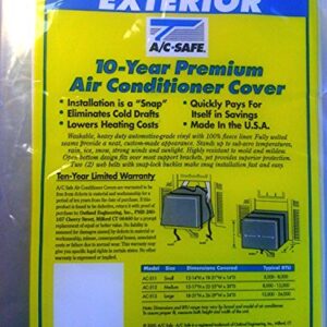 AC-Safe Large C Safe Exterior Cover Window Air Conditioners, Neutral