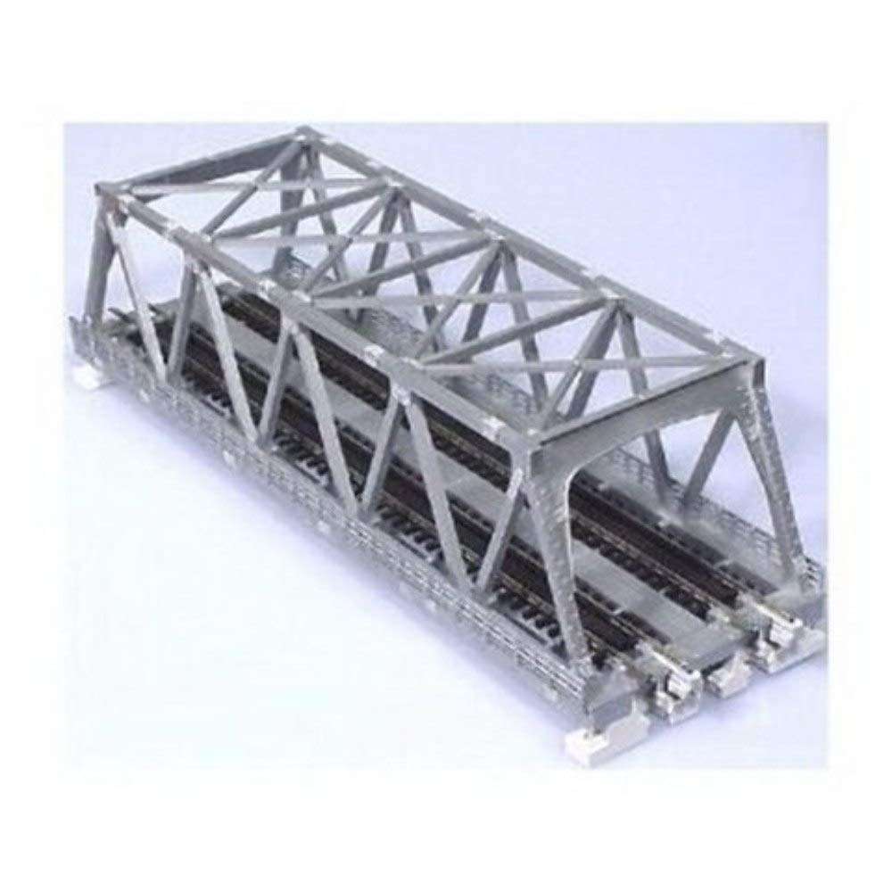 Kato USA Inc. N 248mm 9-3/4 Double Track Truss Bridge Silver KAT20437 N Track