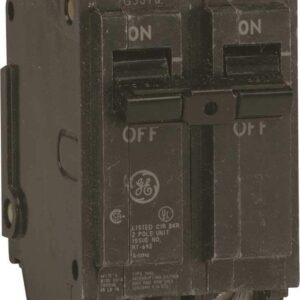 ABB Q-Line THQL21100 100A Double Pole Circuit Breaker • 100 Amp Double Pole 120/240 VAC Breaker • 2-Pole Standard Circuit Breaker • Electrical Safety Switch • Plug-in Mount Type