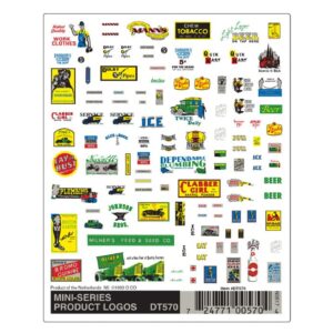 Product Logos Mini Series Dry Transfer Decals Woodland Scenics