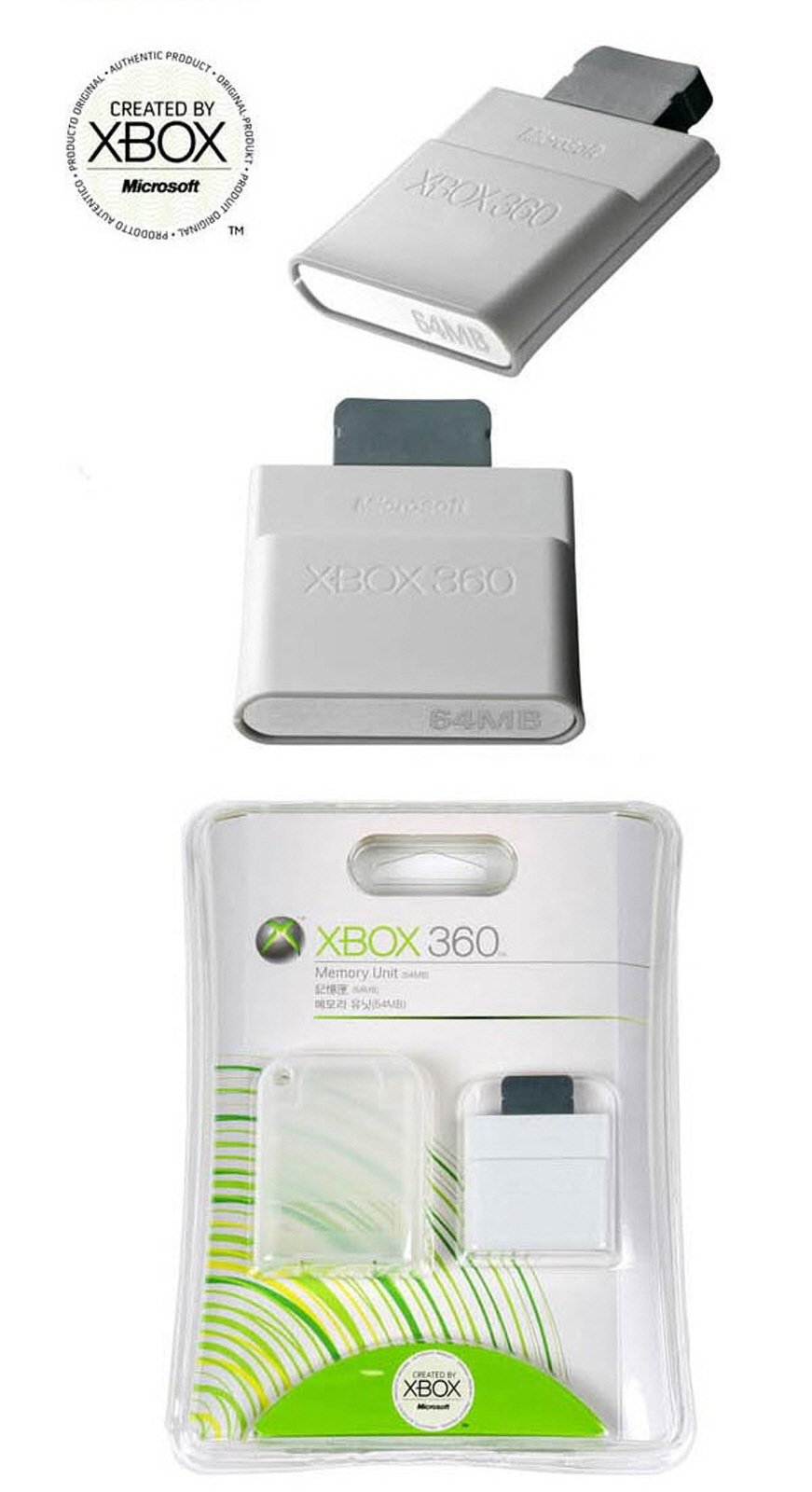 Xbox 360 64MB Memory Unit (original Xbox 360 console only)