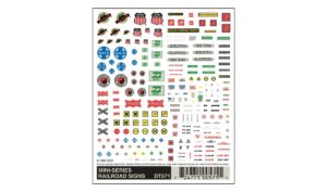 woodland scenics railroad signs mini series dry transfer decals