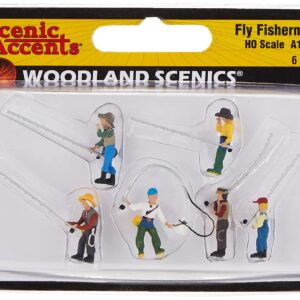 Fly Fishermen HO Scale Woodland Scenics