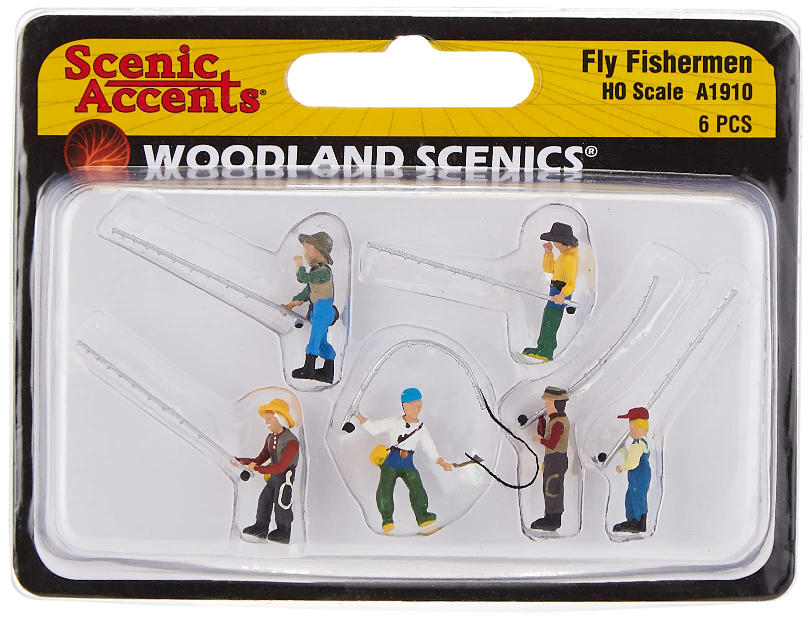 Fly Fishermen HO Scale Woodland Scenics