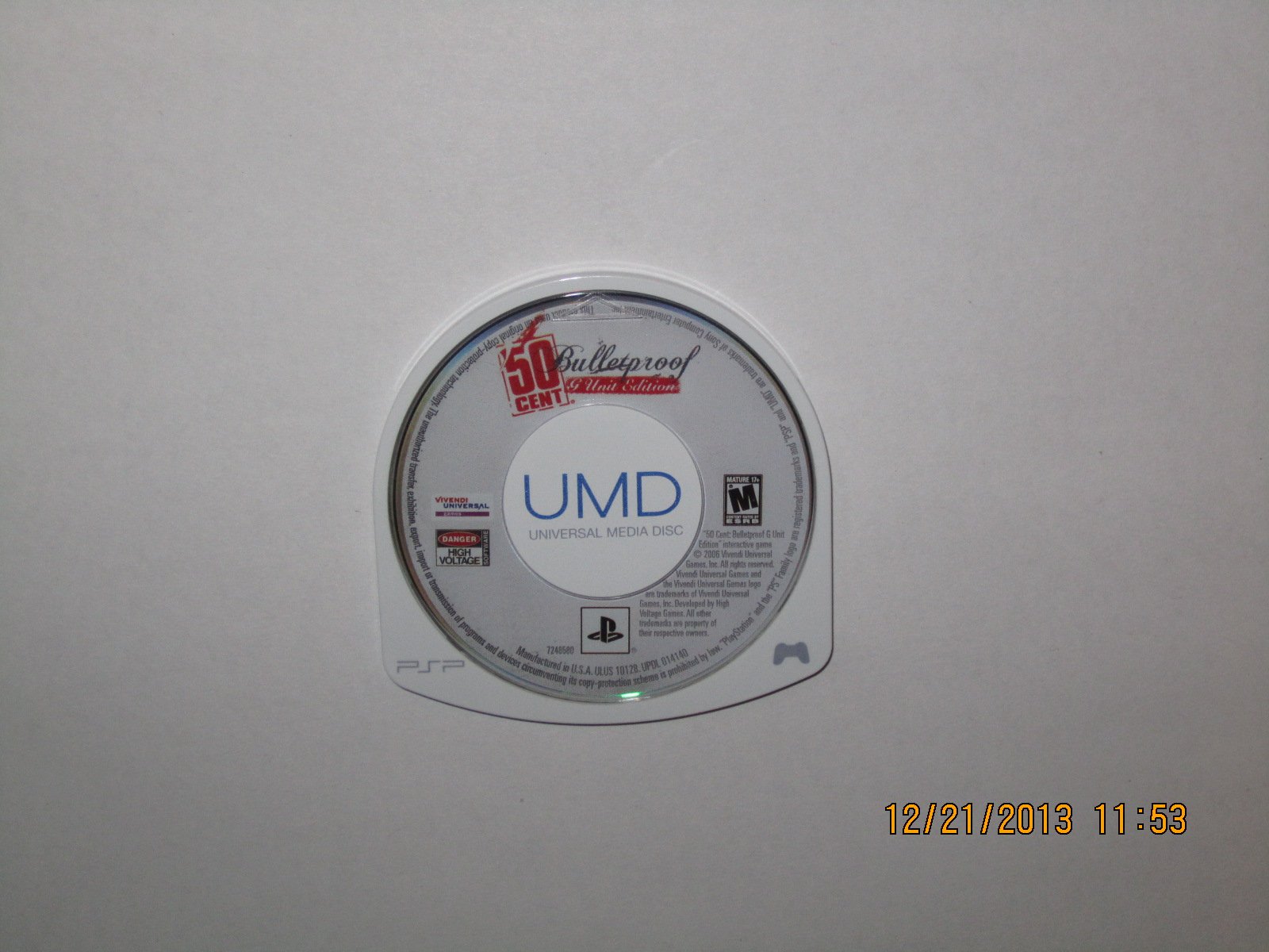 50 Cent Bulletproof: G Unit Edition -Sony PSP