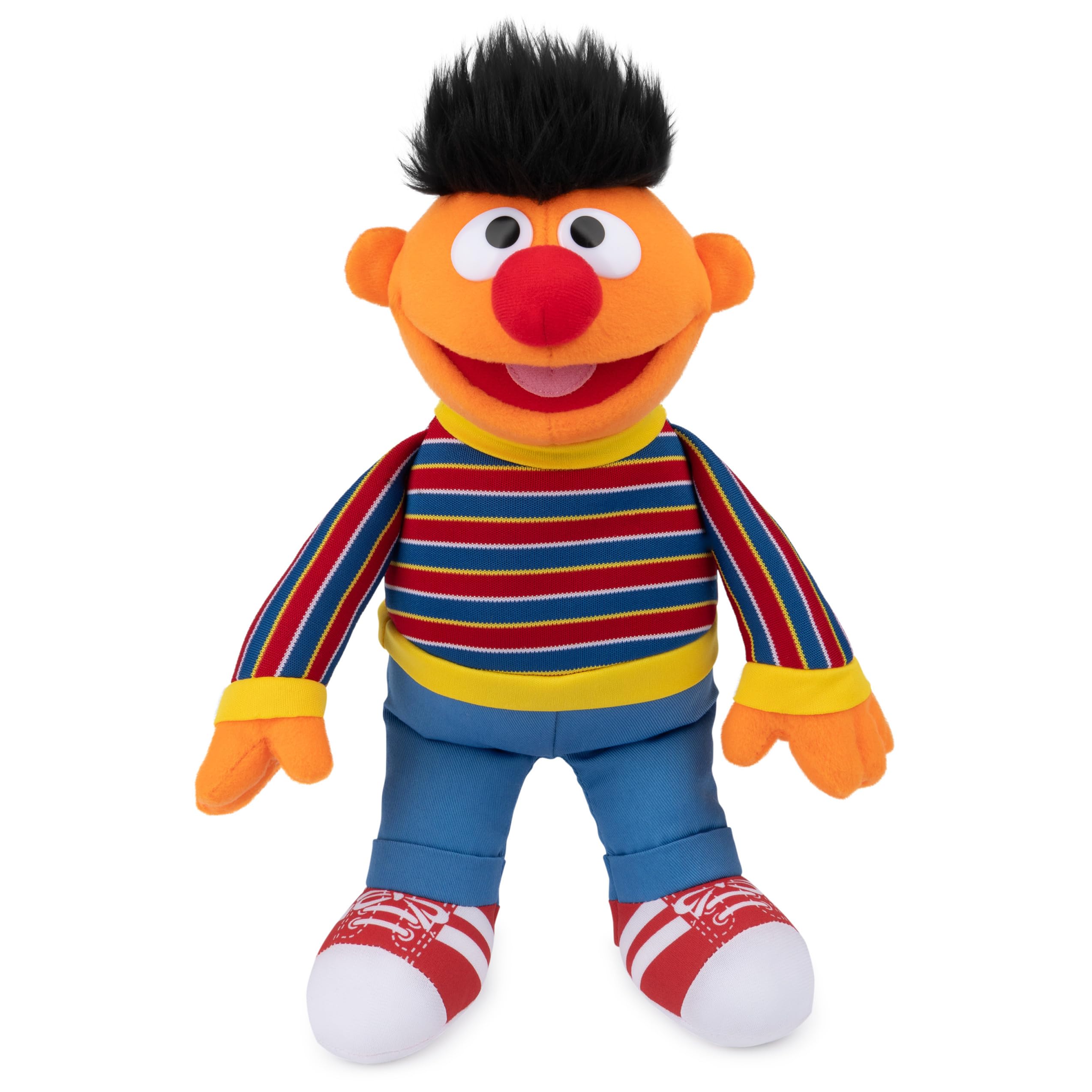 GUND Sesame Street Official Ernie Muppet Plush, Premium Plush Toy for Ages 1 & Up, Orange, 13.5”