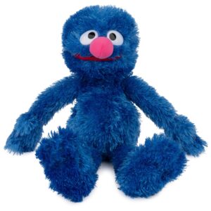 gund sesame street official grover muppet plush, premium plush toy for ages 1 & up, blue, 14.5”