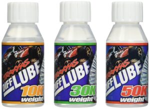 traxxas 5136x differential oil kit (10,000, 30,000, 50,000 weights)