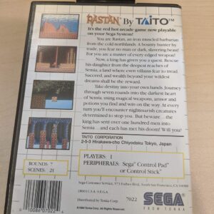 Rastan - Sega Master System