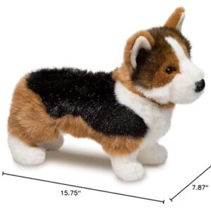 Douglas Kirby Tri-Colored Corgi Dog Plush Stuffed Animal