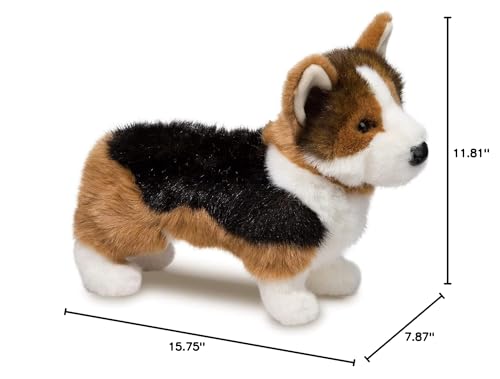 Douglas Kirby Tri-Colored Corgi Dog Plush Stuffed Animal