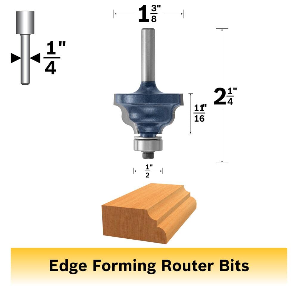 Bosch 85604M 1-3/8 In. x 11/16 In. Carbide Tipped Cove & Bead Bit