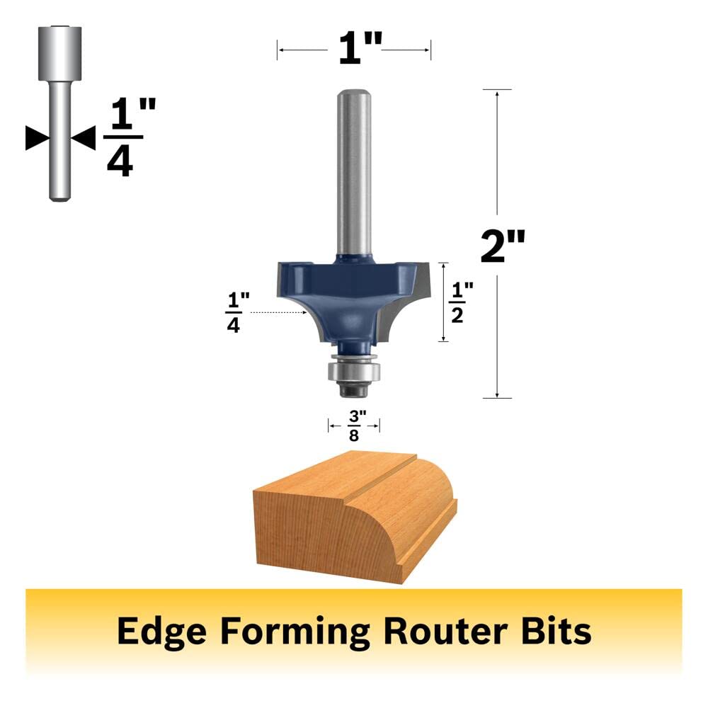 Bosch 85494M 1/4 in. x 1/2 in. Carbide Tipped Beading Bit