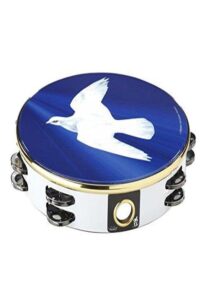 remo ta-9210-18 praise tambourine - religious dove, 10"