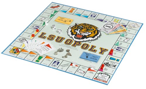 Late for the Sky Louisiana State LSU opoly, Purple, Gold