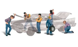 woodland scenics auto mechanics ho scale