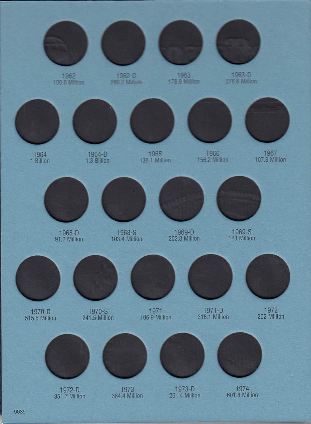 Whitman U.S. Jefferson Nickel Coin Folder 1962-1995 Volume 2 #9039