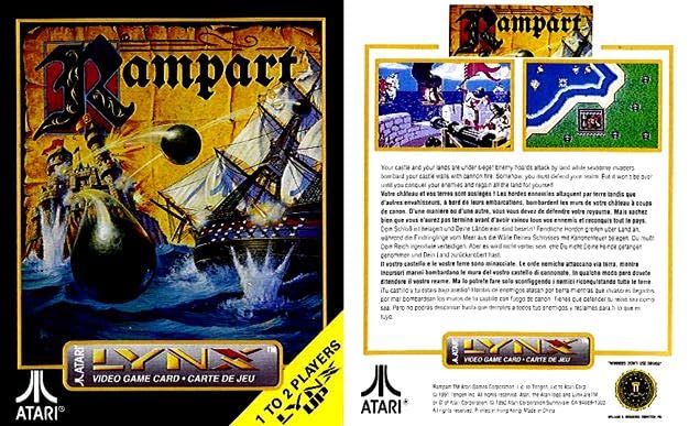 Rampart Atari Lynx by Atari