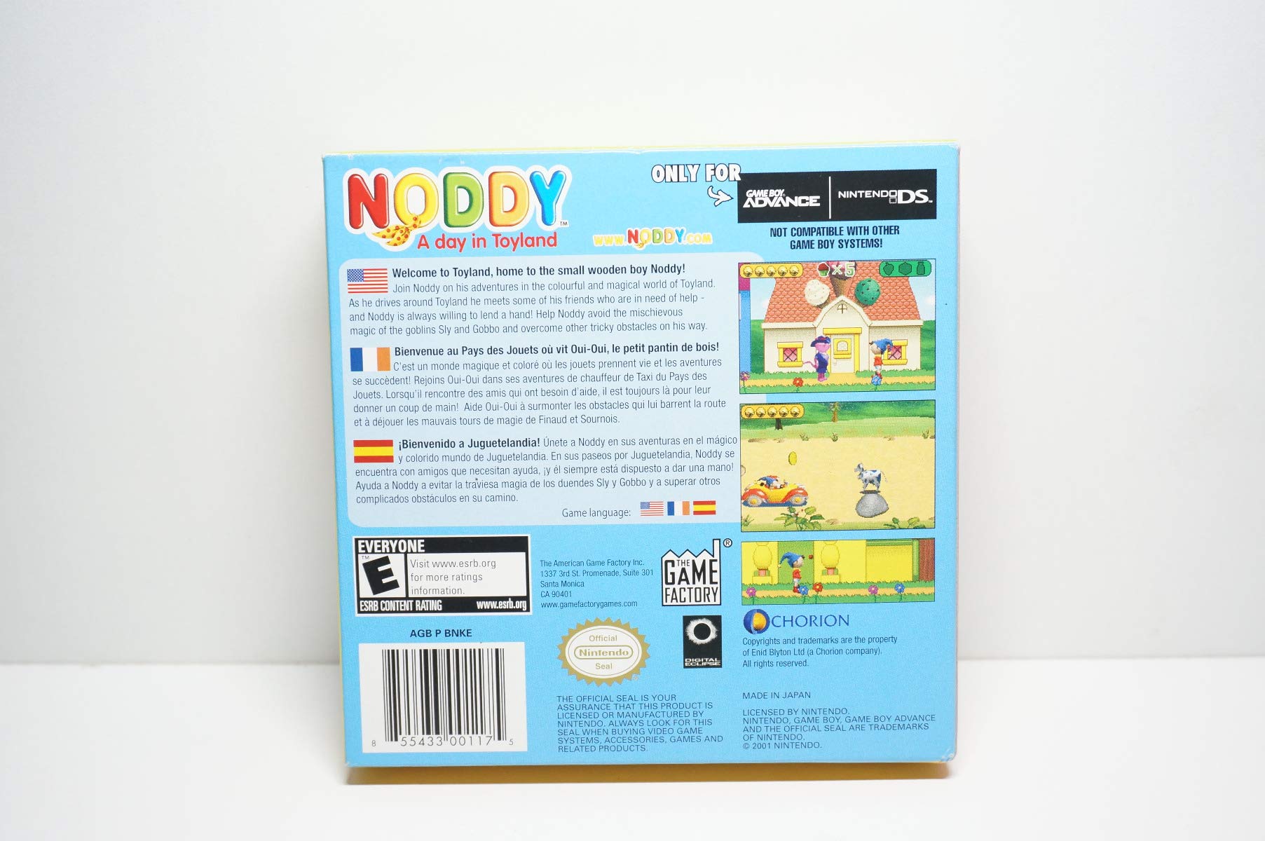 Noddy: A Day In Toyland - Game Boy Advance