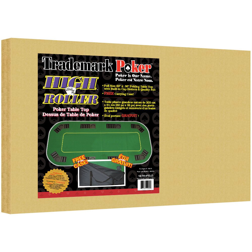 Trademark Texas Holdem Folding Poker Table Top