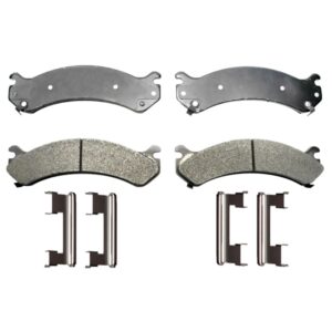 acdelco gold 17d784mh semi-metallic front disc brake pad set